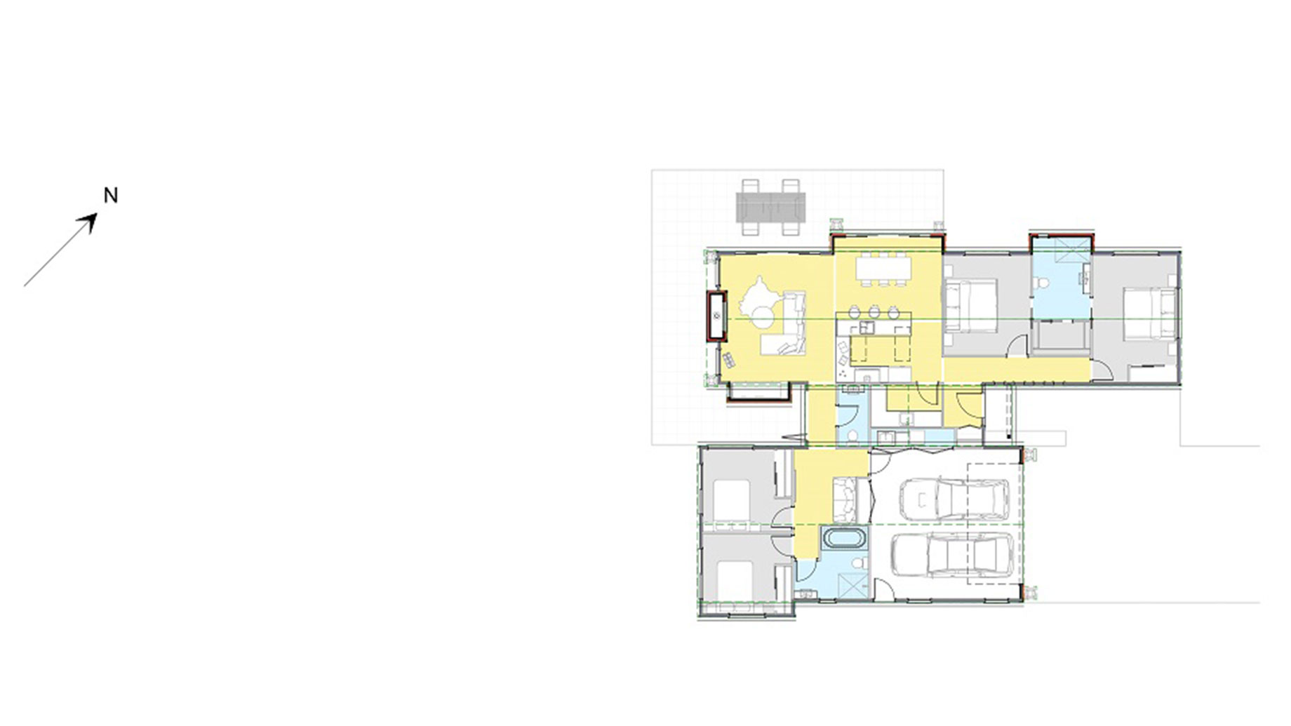 206m2 new house plan – 4 bed house plans | Design Builders